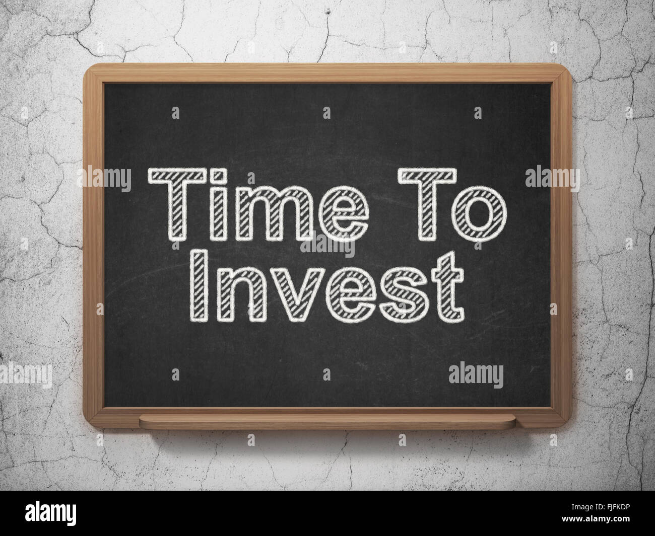 Timeline concept: Time To Invest on chalkboard background Stock Photo ...