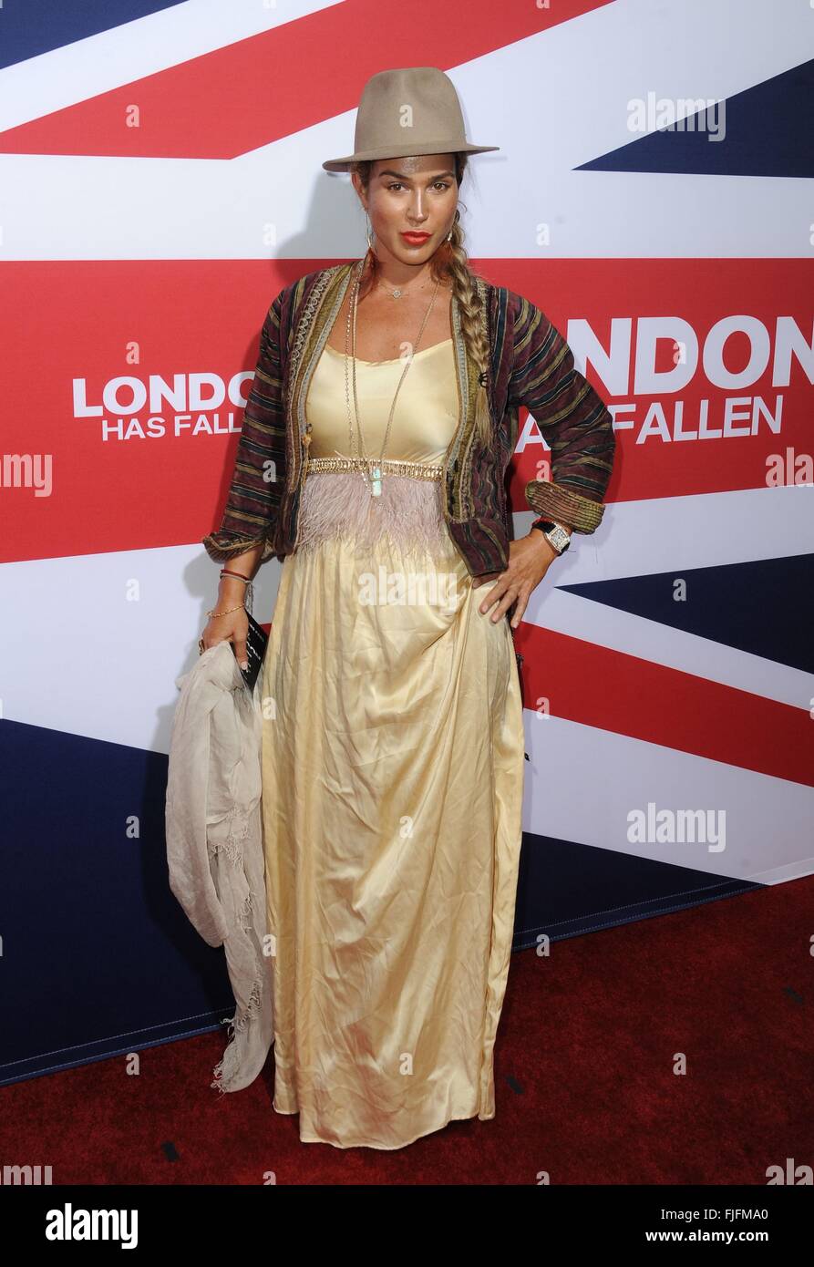 Selin Stone at arrivals for LONDON HAS FALLEN Premiere, ArcLight ...
