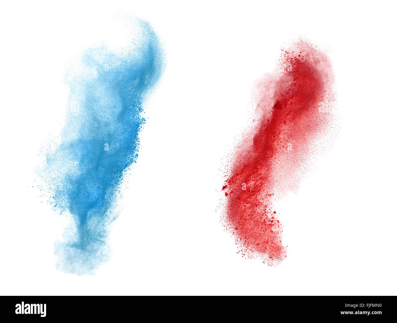 colorful powder splash isolated on white background Stock Photo - Alamy