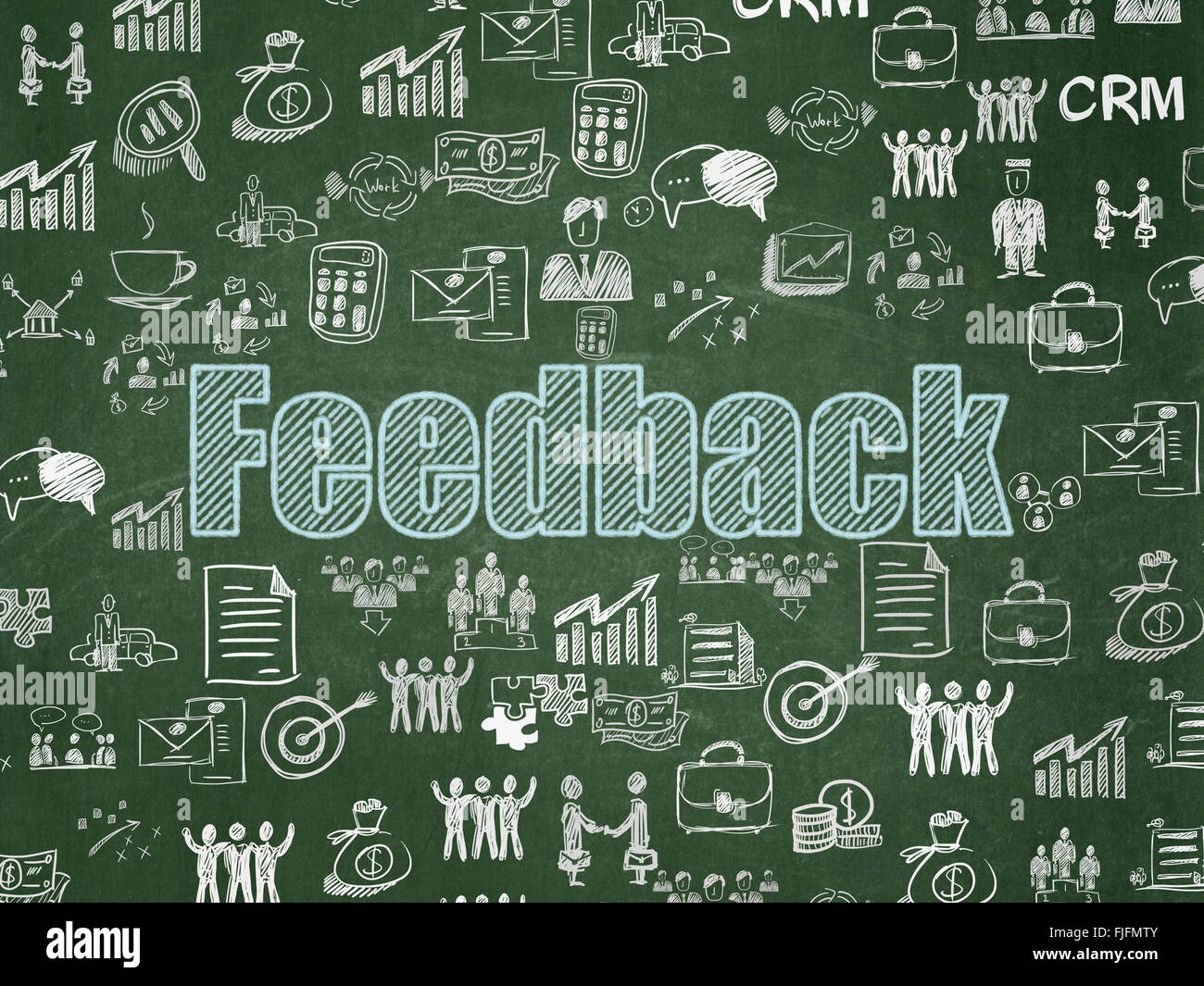 Finance concept: Feedback on School Board background Stock Photo - Alamy