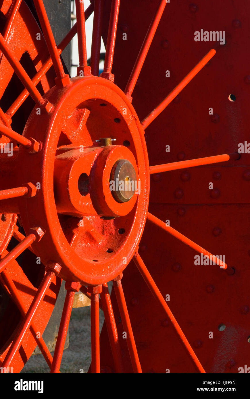 Russell steam traction engine tractor wheels, Great Oregon Steam-Up ...