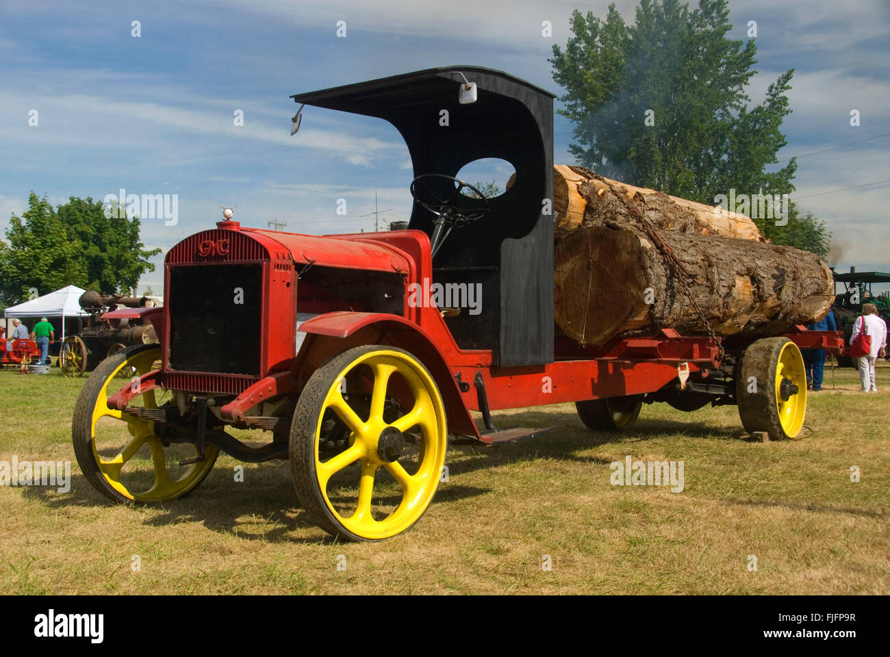 GMC antique logging truck, Great Oregon Steam-Up, Antique Powerland ...