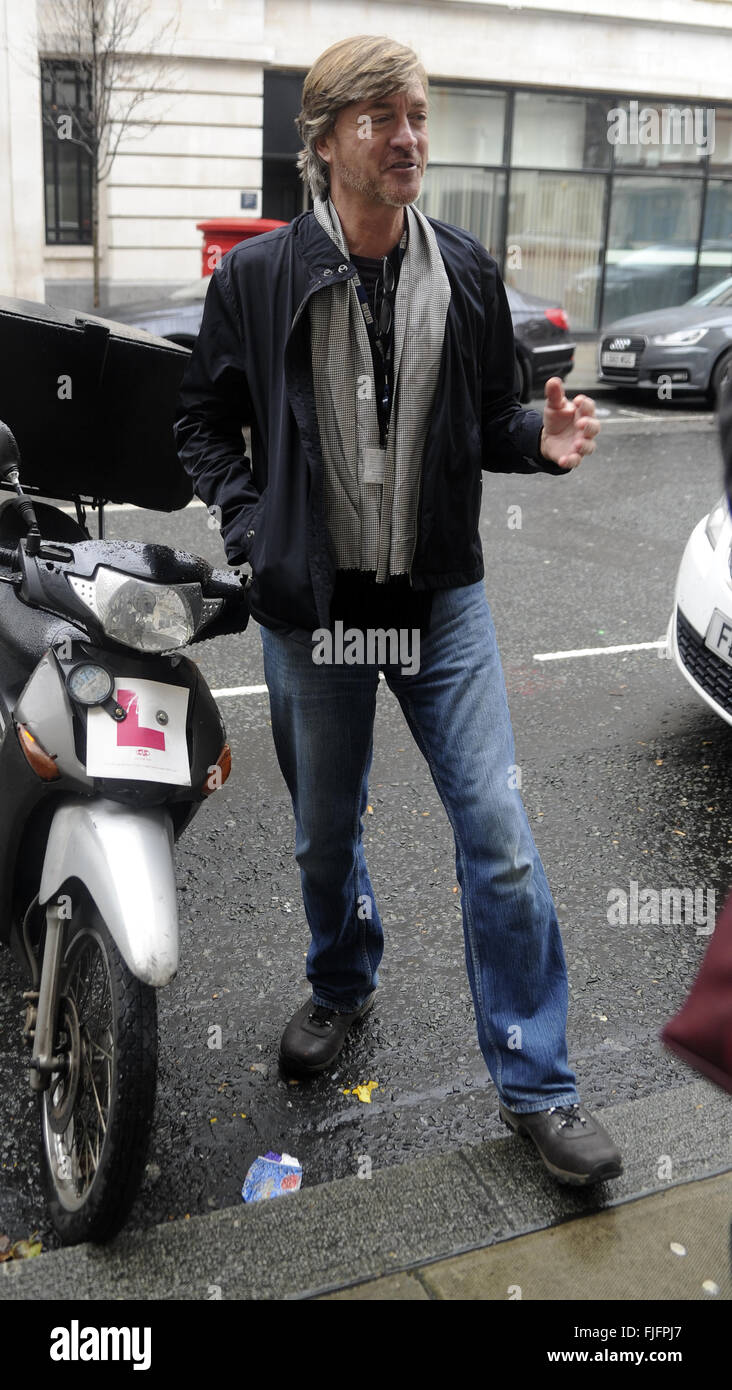 Richard Madeley stops to be interviewed following the shock passing of ...