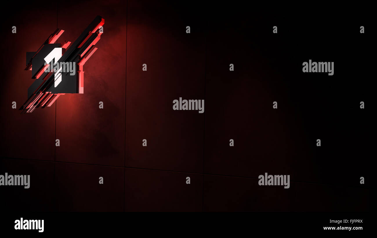 Red Layout or Red Template with 3D Number from Motion Graphics Design ...