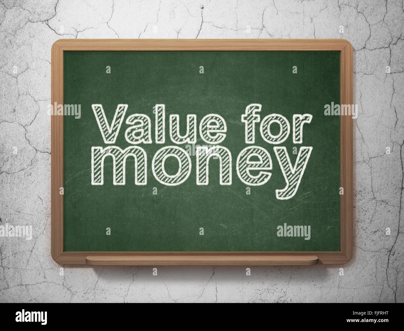 Banking concept: Value For Money on chalkboard background Stock Photo ...