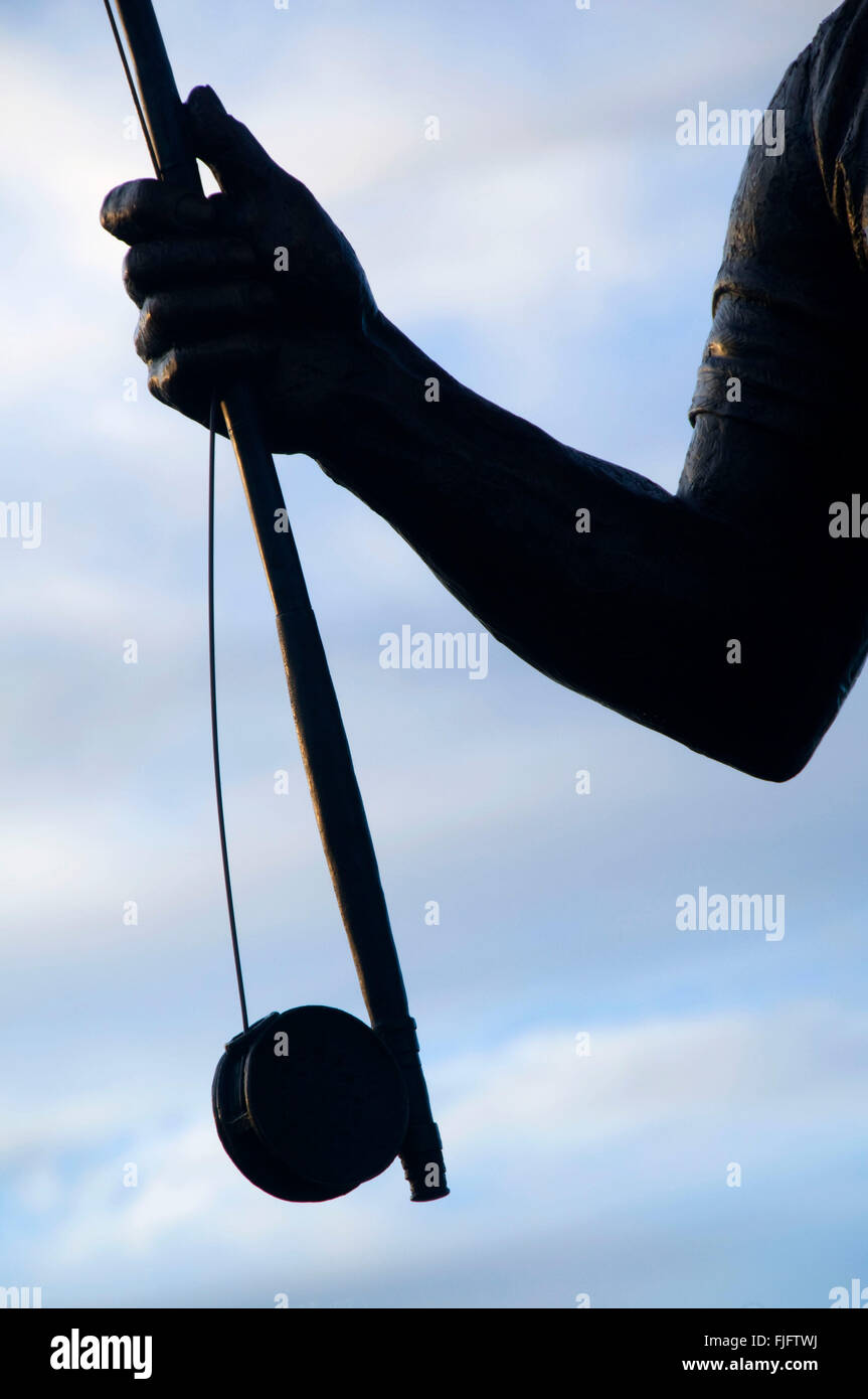 Governor Tom McCall fishing statue, Riverfront Park, Salem, Oregon ...