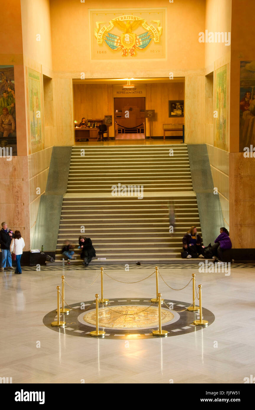 State capitol, State Capitol State Park, Salem, Oregon Stock Photo - Alamy