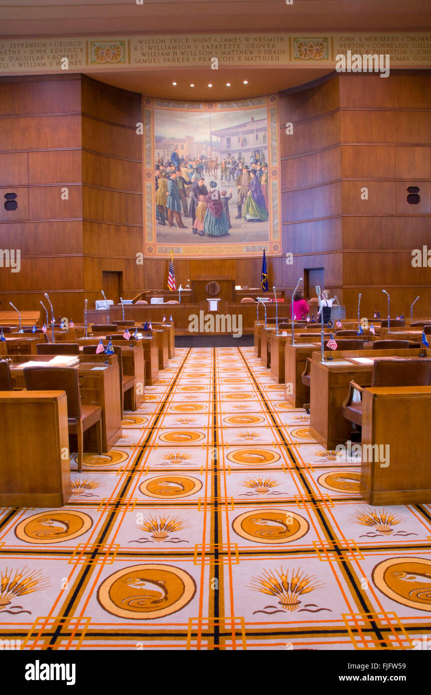 State capitol, State Capitol State Park, Salem, Oregon Stock Photo - Alamy