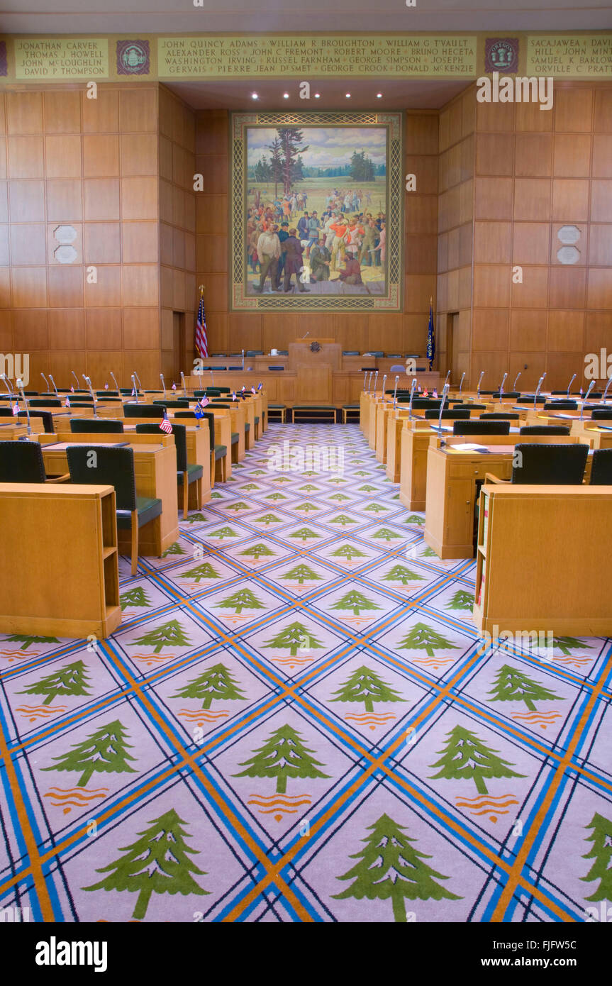 State capitol, State Capitol State Park, Salem, Oregon Stock Photo - Alamy