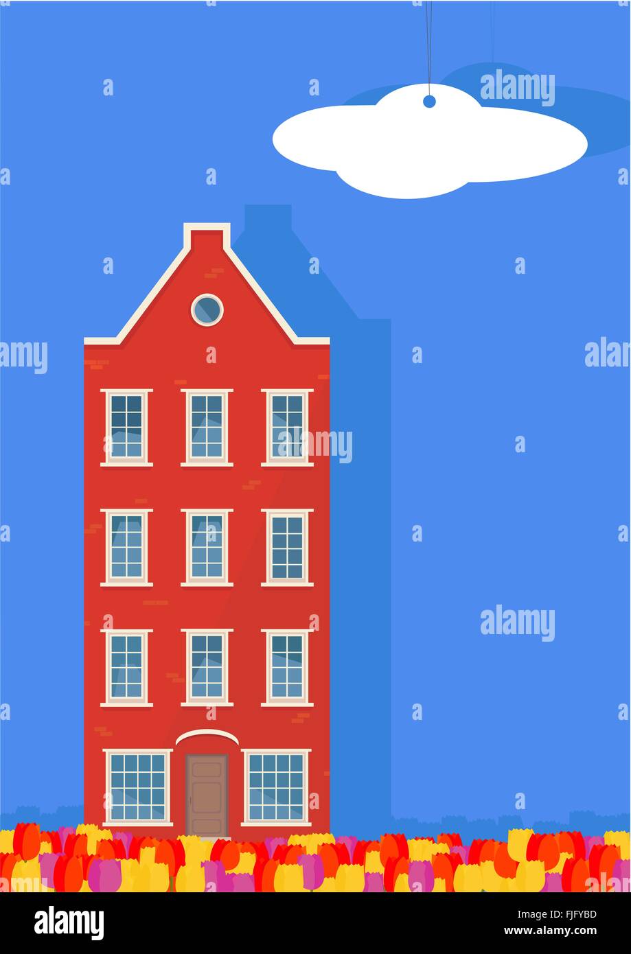 Cardboard house illustration hi-res stock photography and images - Alamy