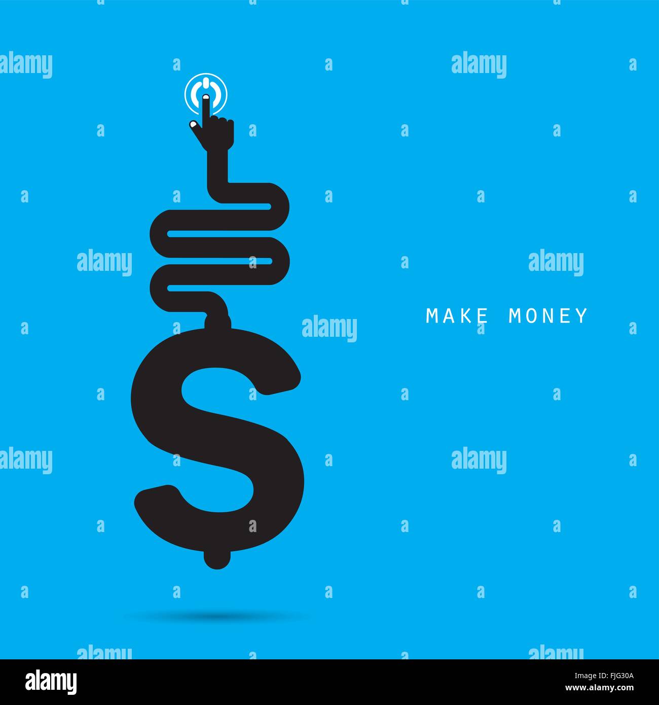 Creative financial and economic logo design template, business and ...