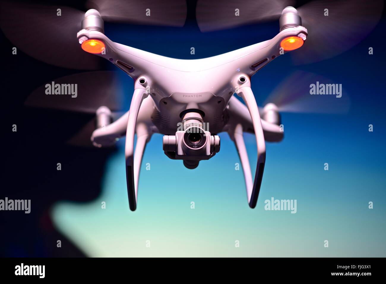 The DJI Phantom 4 Drone with Anti-Collision Sensors is able to avoid ...