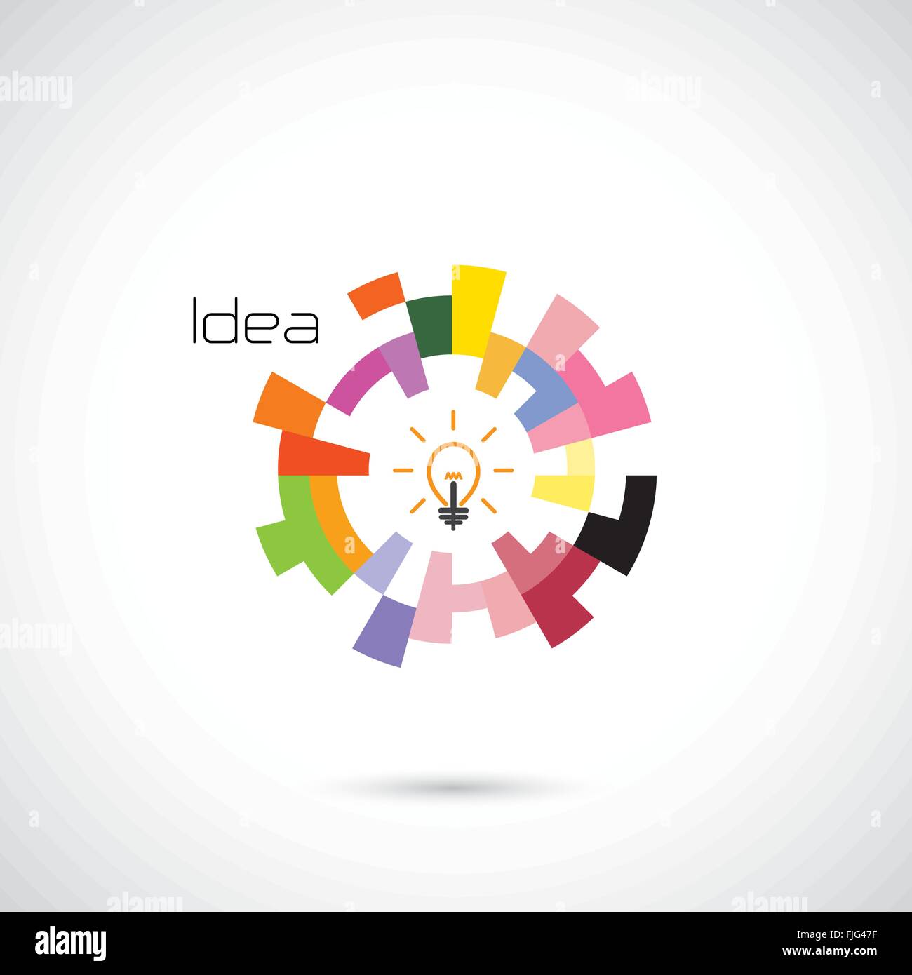 Creative circle abstract vector logo design template. Corporate ...