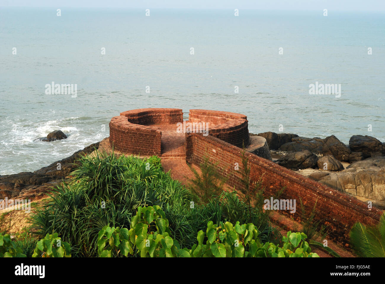 watch tower at bekal fort,kasargod,kerala,india Stock Photo - Alamy