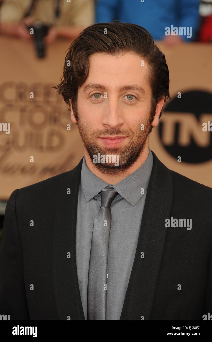 22nd Annual Screen Actors Guild Awards at The Shrine Expo Hall - Arrivals Featuring: Simon ...