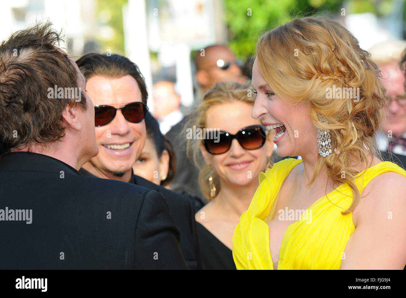John Travolta, Quentin Tarantino Stock Photo - Alamy