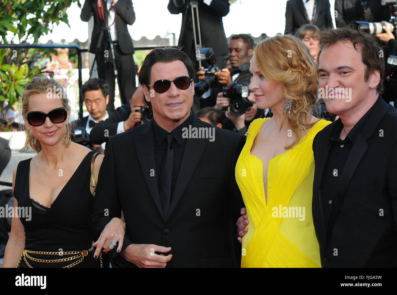 John Travolta, Quentin Tarantino Stock Photo - Alamy