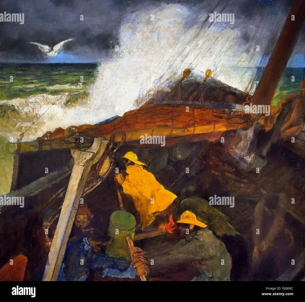 Raising the anchor - High Tide 1890 Jan Toorop ( Johannes Theodorus ...