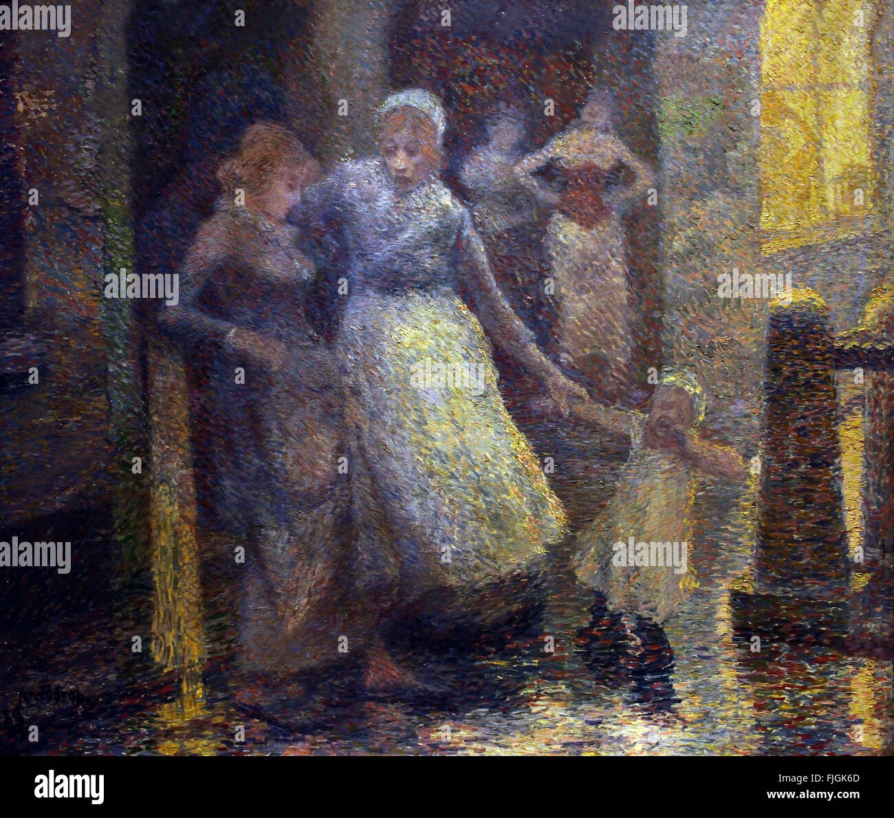 In the Nes - Mother and Daughter 1889 Jan Toorop ( Johannes Theodorus ...