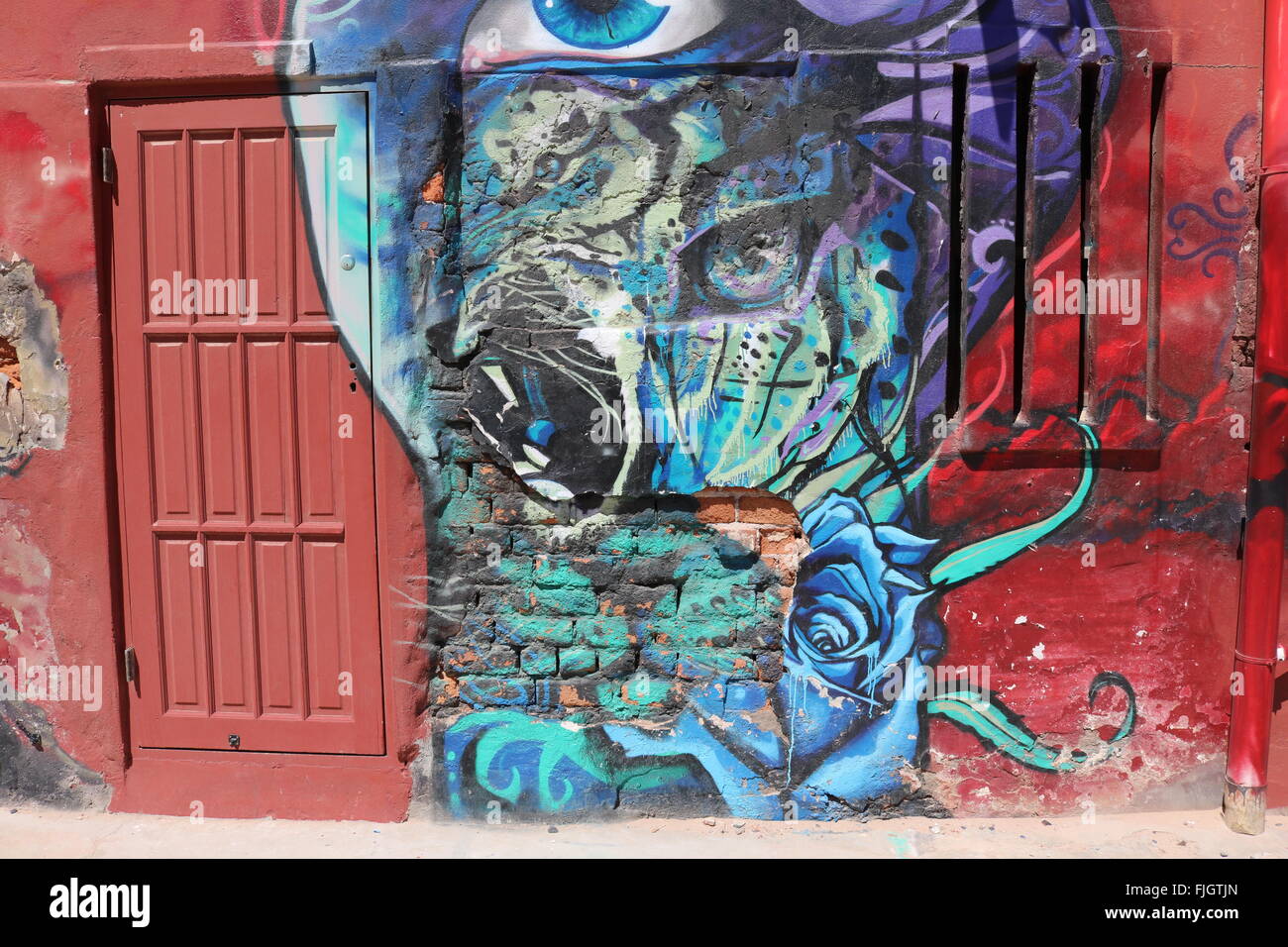 street art woodstock cape town south africa Stock Photo - Alamy
