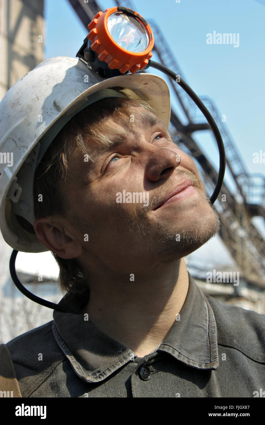 Miners helmet hi-res stock photography and images - Alamy