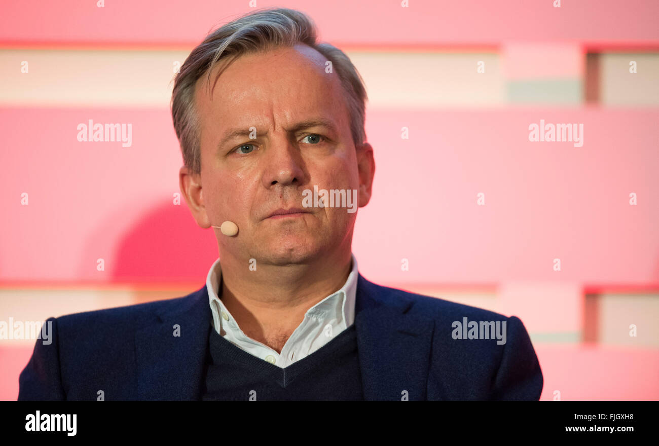 Marcus Englert, manager of Solon Office Muenchen, speaking during the ...