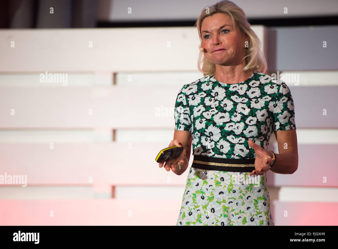 Jette Nygaard-Andersen from Sweden, chief executive of the Modern Times ...