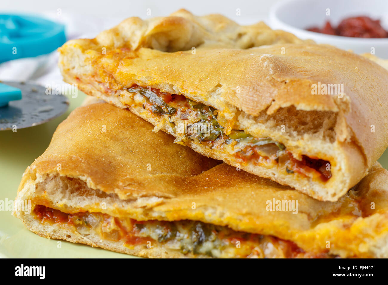Calzone pizza hi-res stock photography and images - Alamy