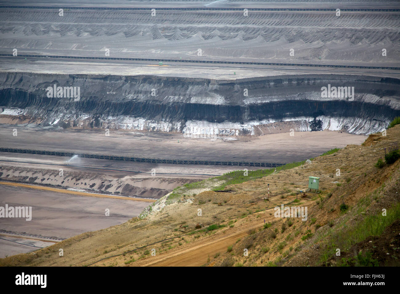 Garzweiler surface mine of lignite, brown coal Stock Photo - Alamy