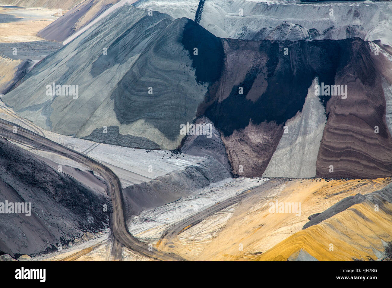 Garzweiler surface mine of lignite, brown coal Stock Photo - Alamy