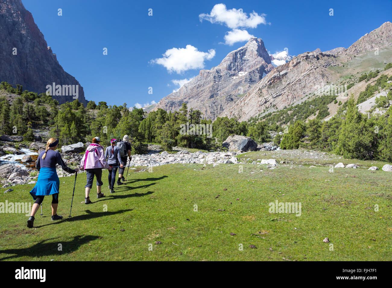 Hikers group asia hi-res stock photography and images - Alamy