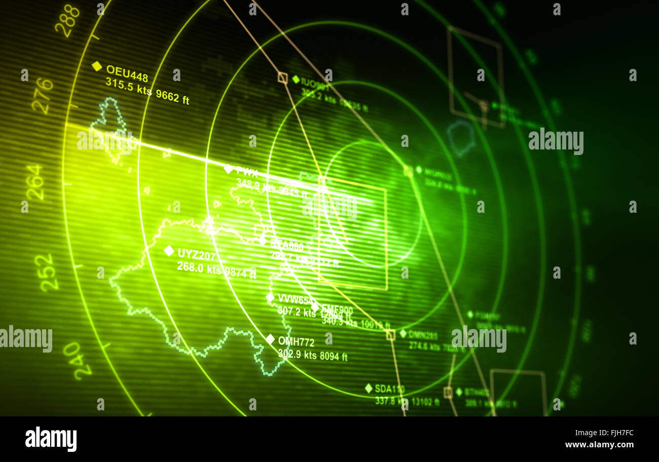 Air traffic control radar screen hi-res stock photography and images ...