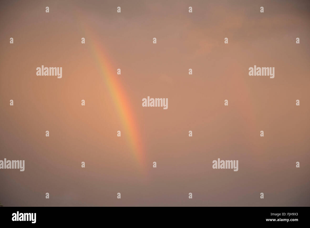 Double rainbow in the sky, London, UK Stock Photo - Alamy