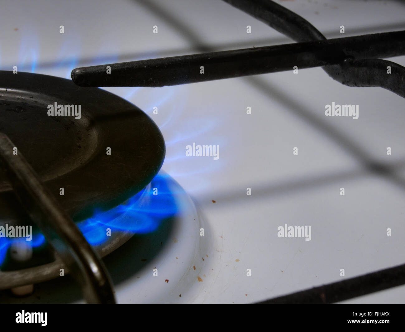 gas ring stove, flame Stock Photo - Alamy
