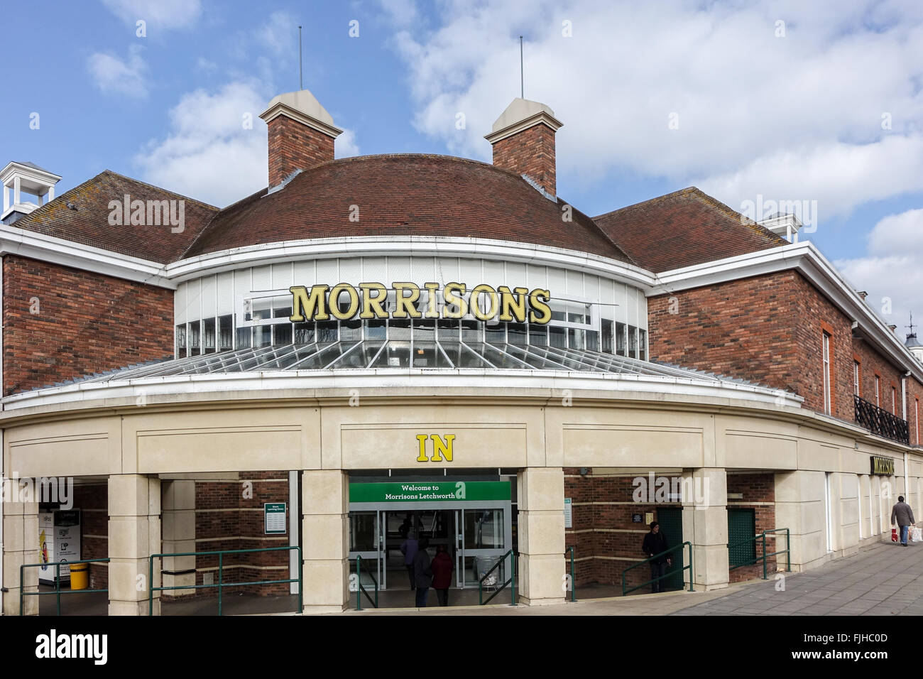 Morrisons Supermarket, Letchworth Garden City, Hertfordshire, UK Stock ...