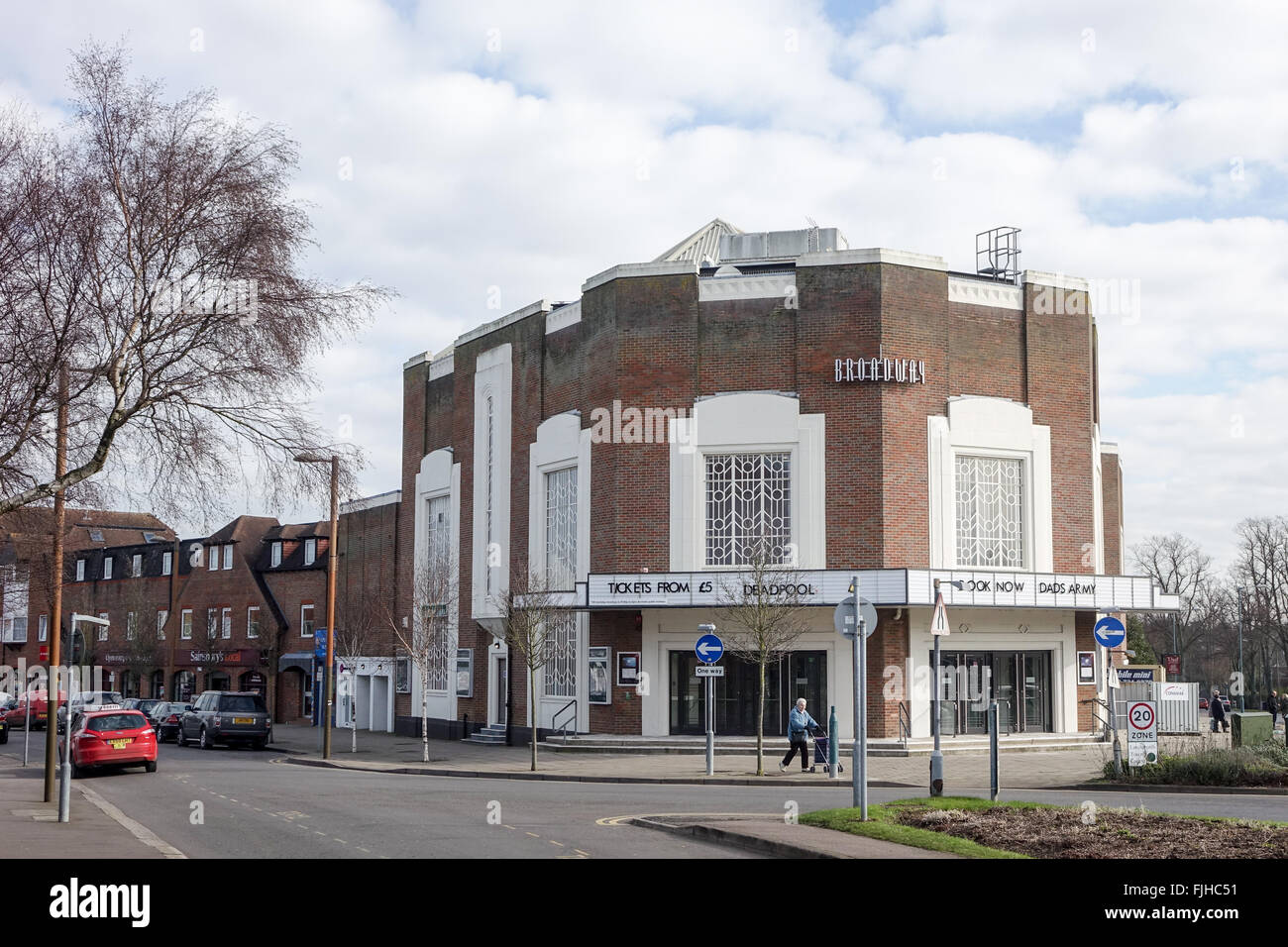 Broadway Cinema, Letchworth Garden City, Hertfordshire, UK Stock Photo ...