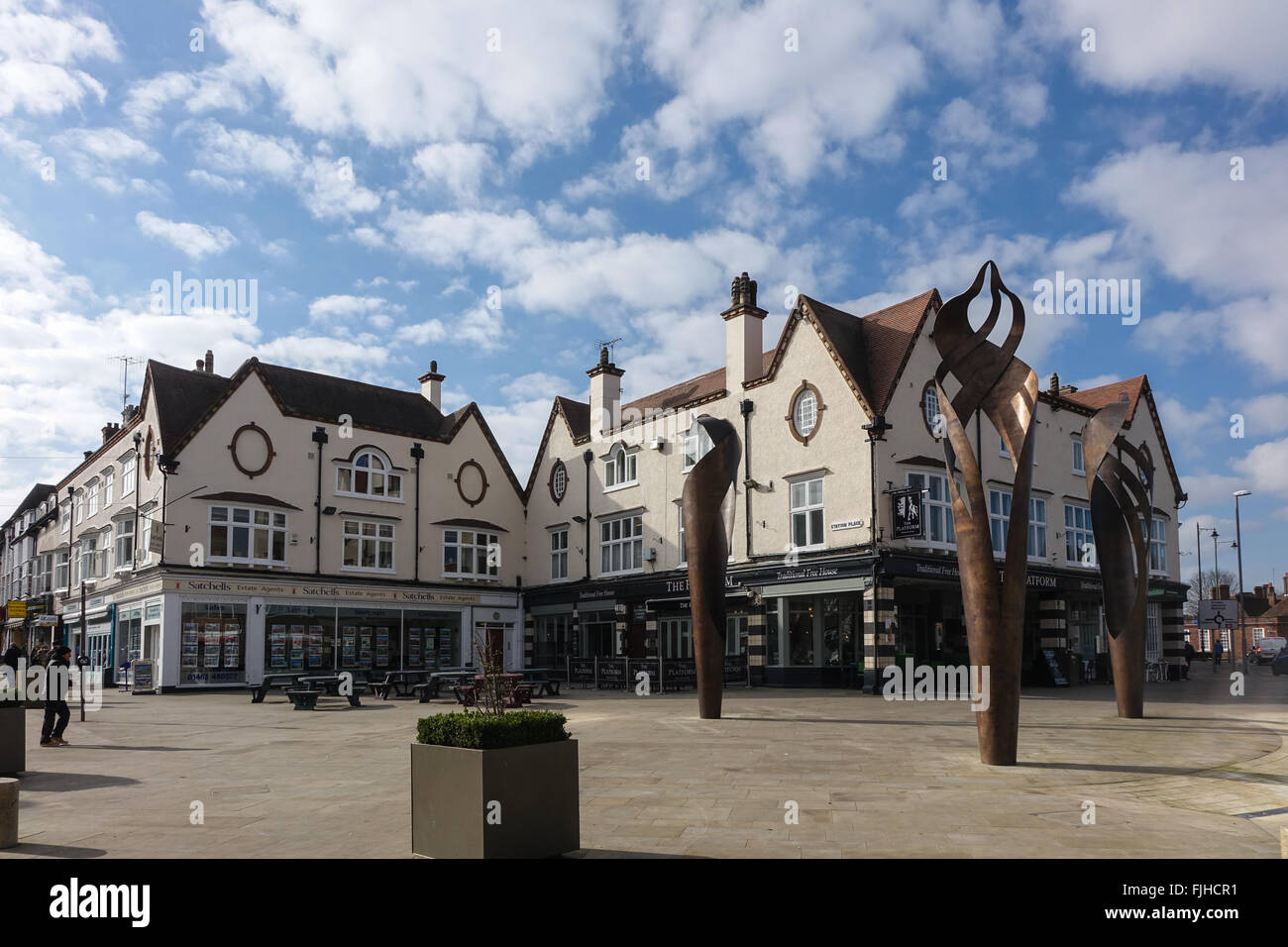The Platform Pub, Letchworth Garden City, Hertfordshire, UK Stock Photo ...