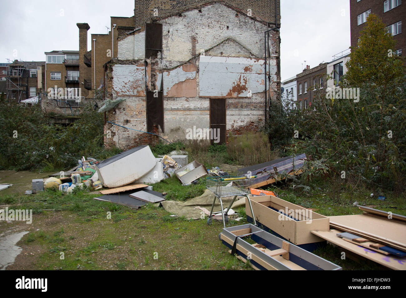On land which to be redeveloped hi-res stock photography and images - Alamy