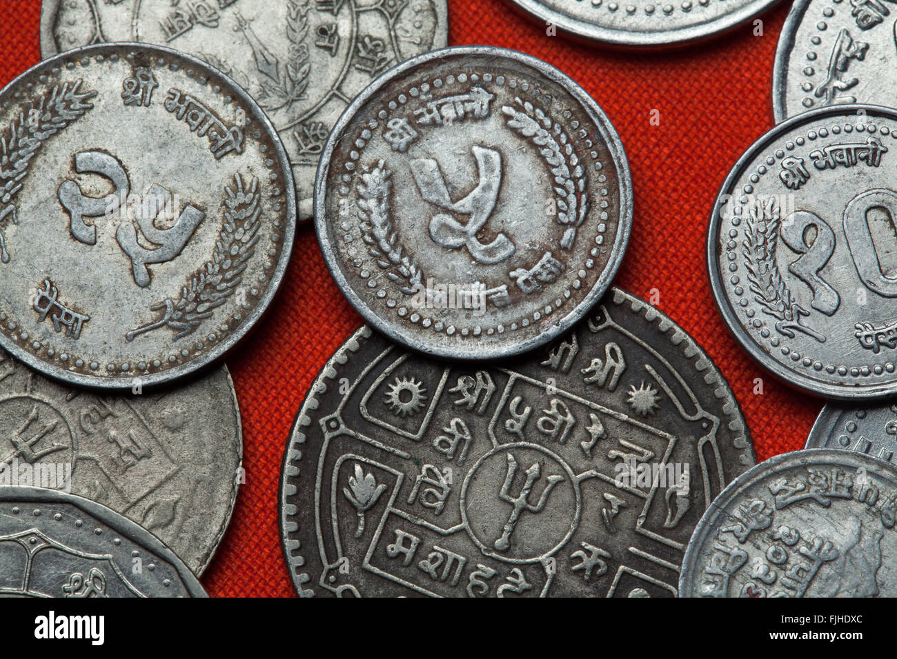 Nepalese coin hi-res stock photography and images - Alamy