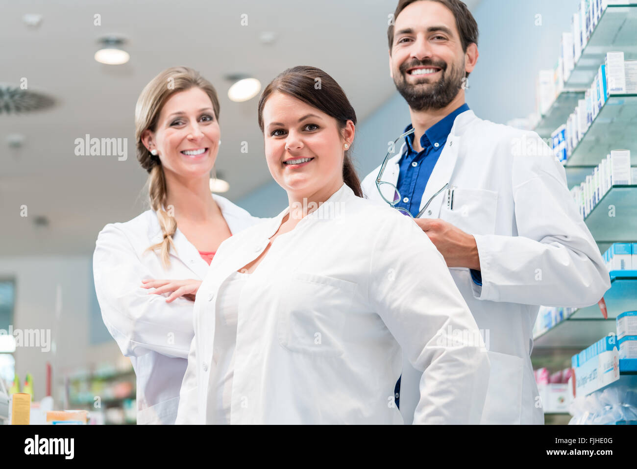 Pharmacy team hi-res stock photography and images - Alamy
