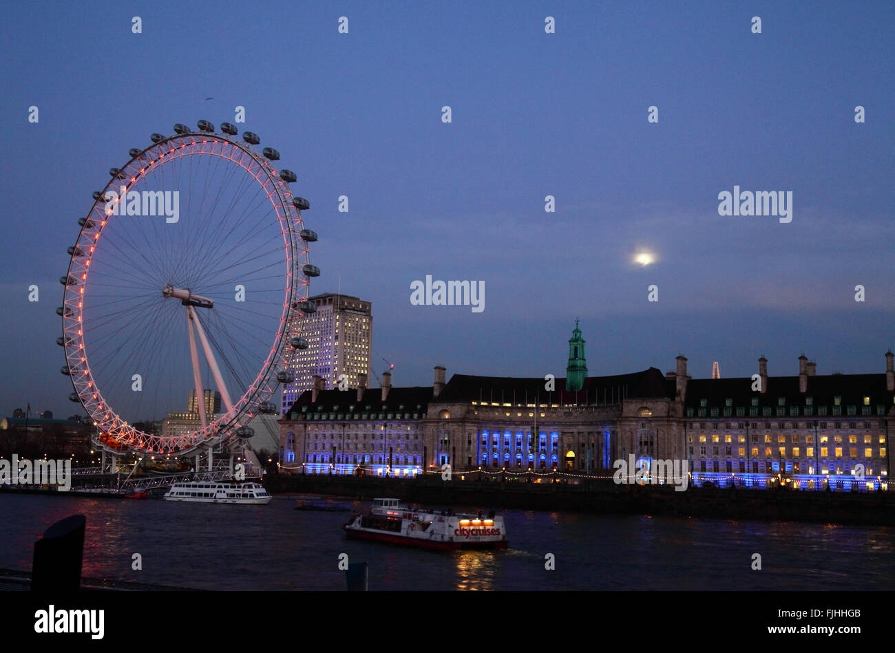 London eye sunset hi-res stock photography and images - Alamy