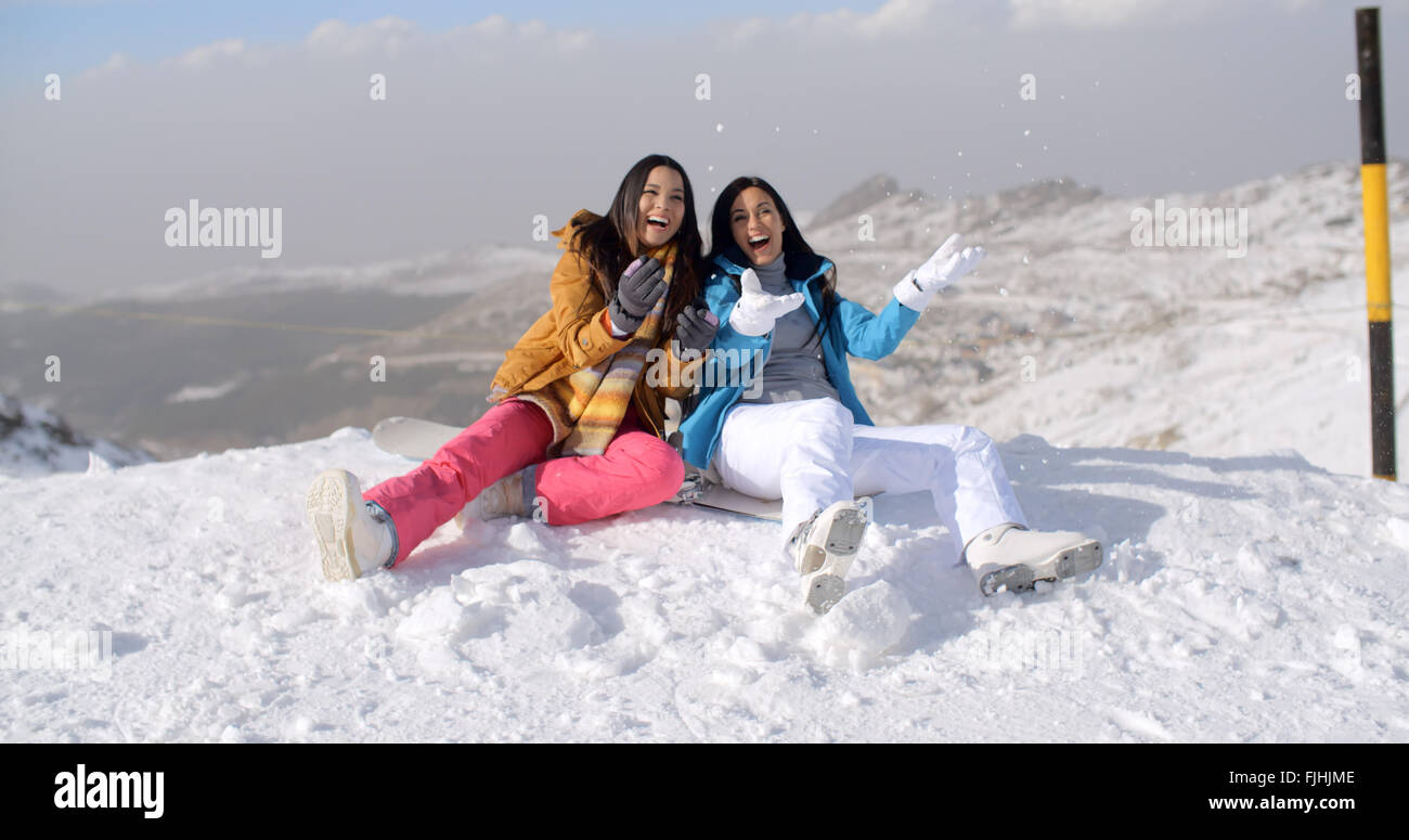 Girls frolicking hi-res stock photography and images - Alamy