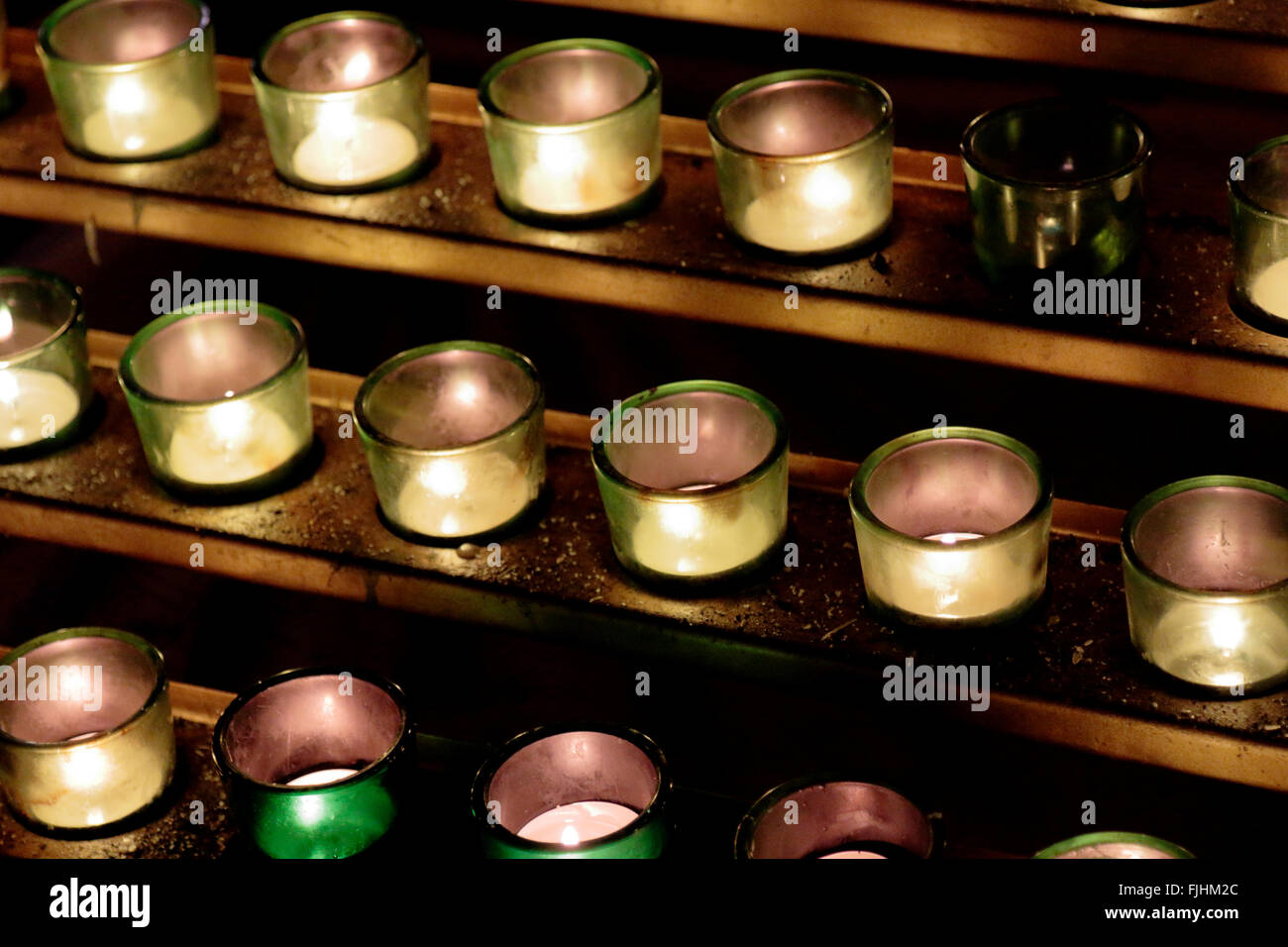 Photo of beautiful candles hi-res stock photography and images - Alamy