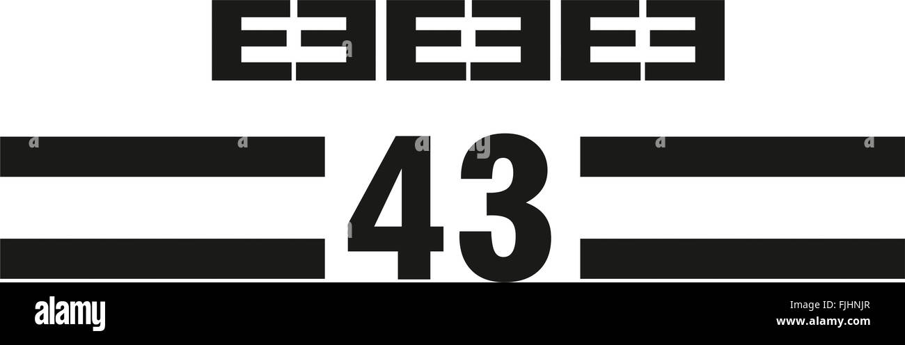 Number design hi-res stock photography and images - Alamy