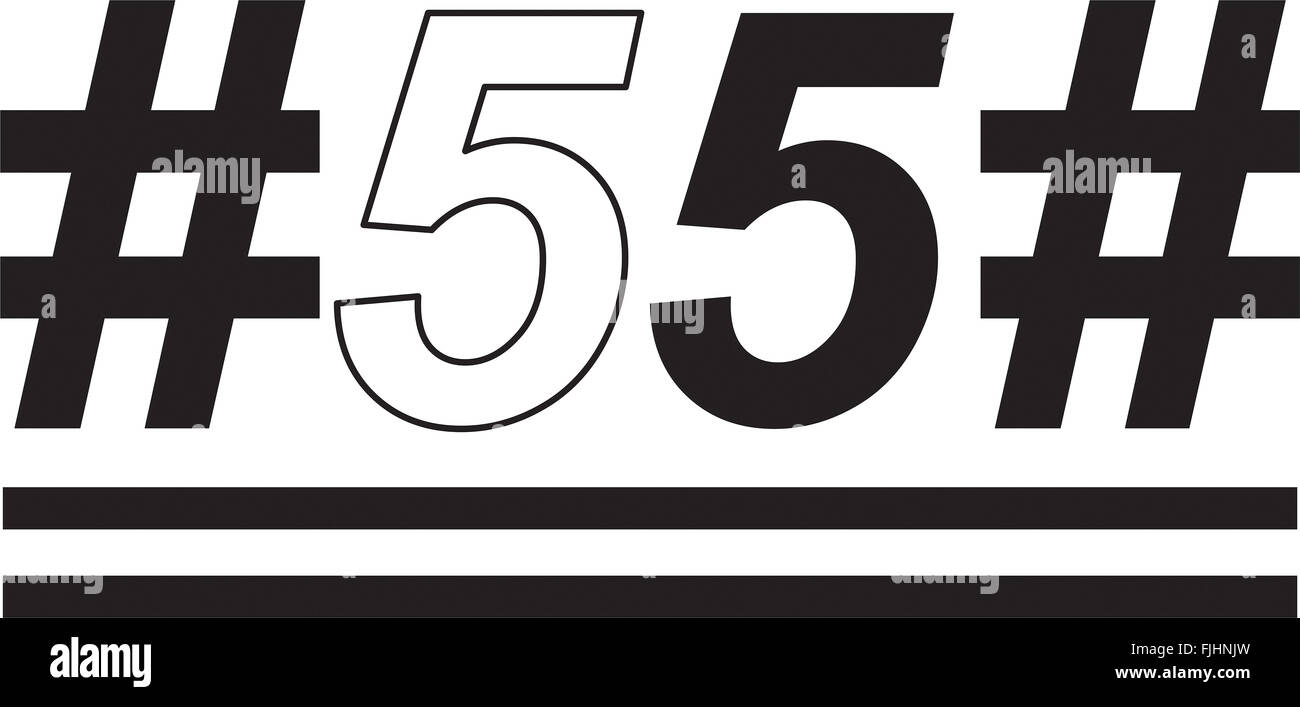 Number design hi-res stock photography and images - Alamy