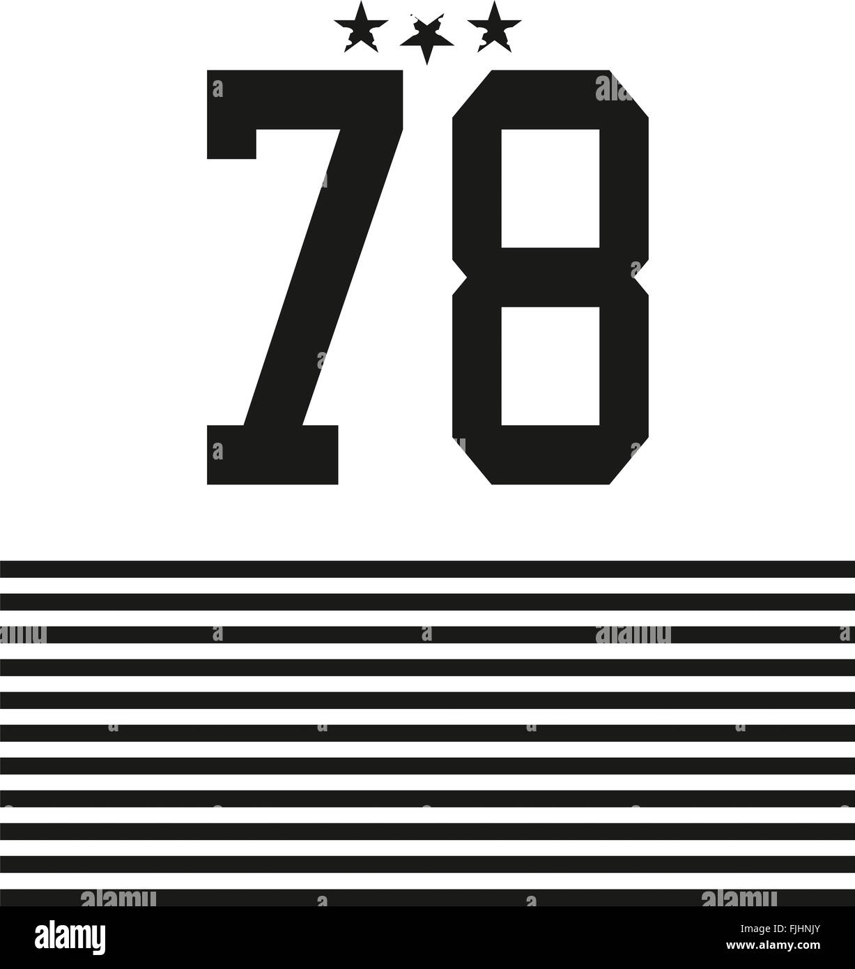 Number design hi-res stock photography and images - Alamy