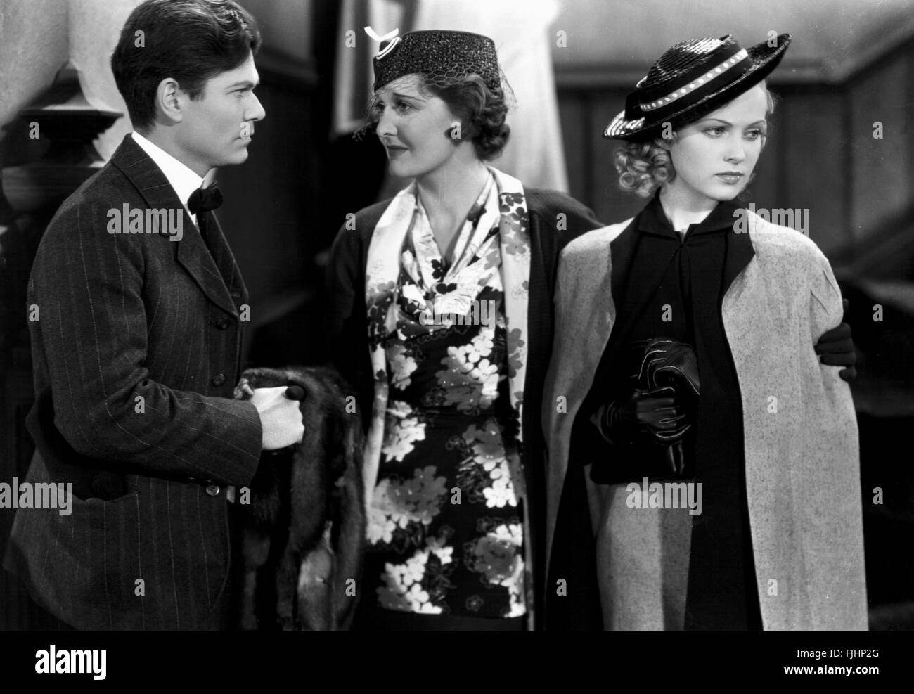 WILLIAM JANNEY, ANNE GREY, JUNE LANG, BONNIE SCOTLAND, 1935 Stock Photo ...