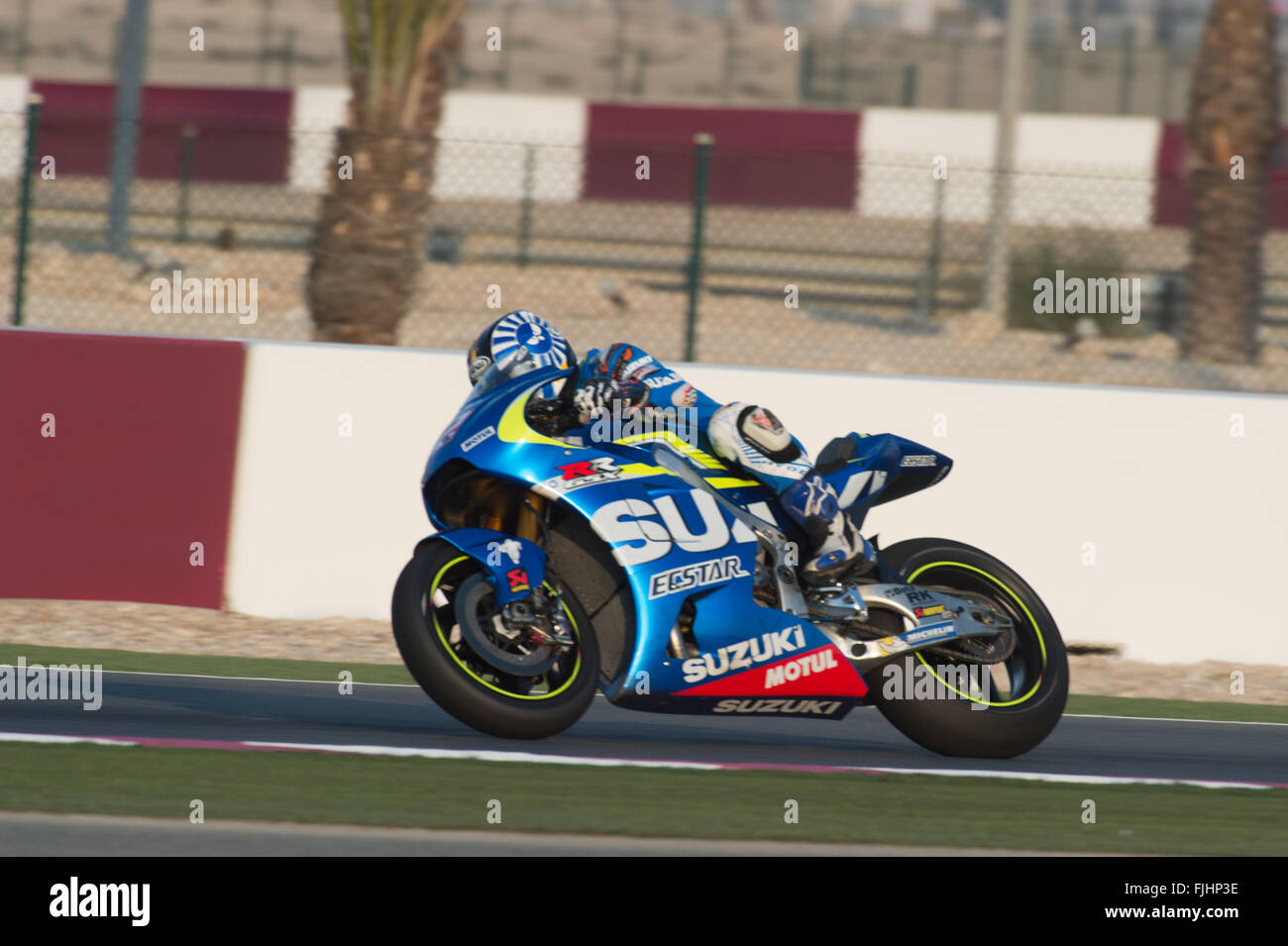 Doha, Qatar. 02nd Mar, 2016. The Motorcycle Grand Prix riders take to ...