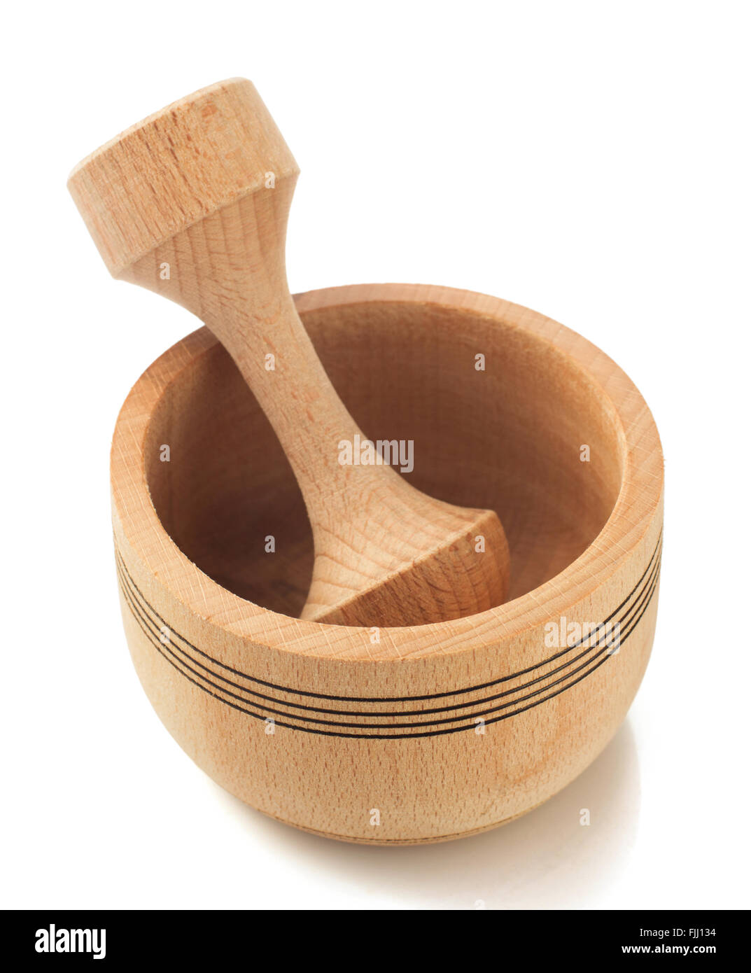 mortar and pestle isolated on white background Stock Photo - Alamy