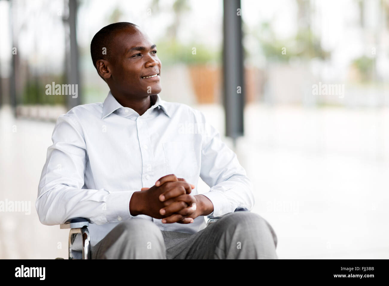 Disabled african american businessman in hi-res stock photography and ...